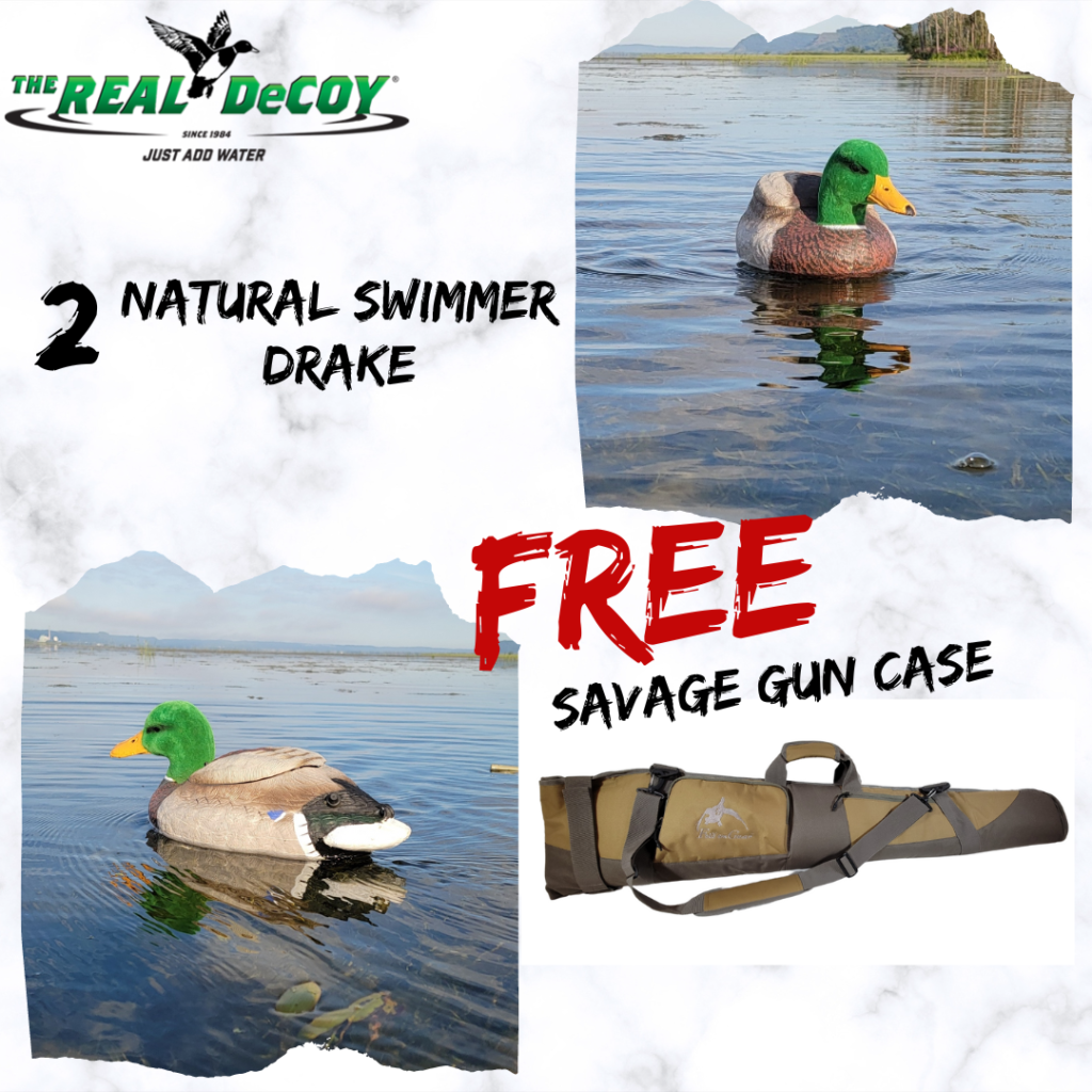 2 Natural Swimmer, Drake + Gun Case - THE REAL DeCOY